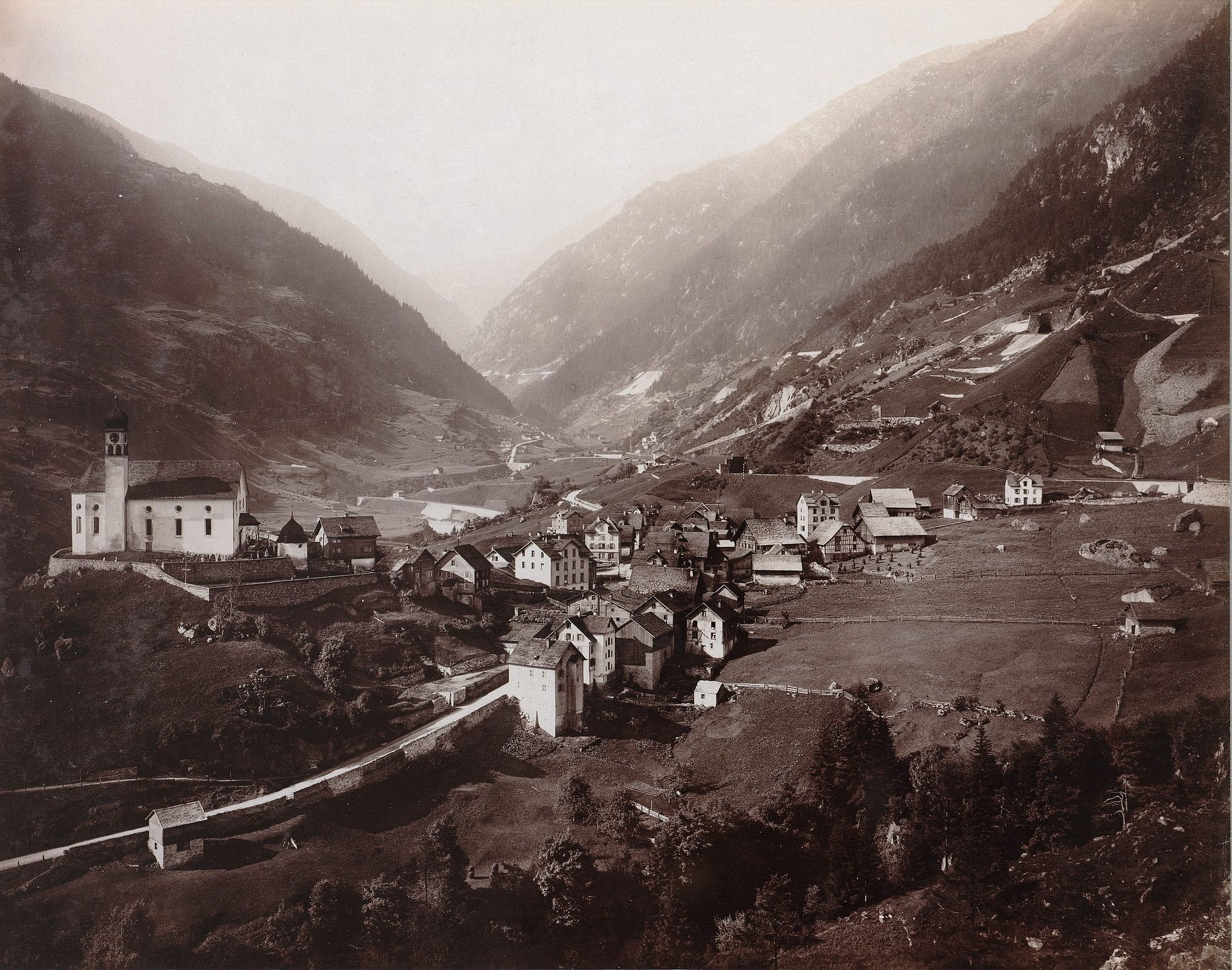 The first paved road through the mountains | Alptransit Portal